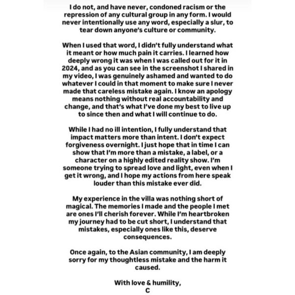 Cierra Ortega Speaks Out Following Abrupt Love Island Exit - Taste of ...