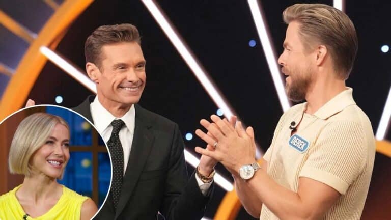 Ryan Seacrest and Derek Hough are awkward re: Julianne - Taste of Reality