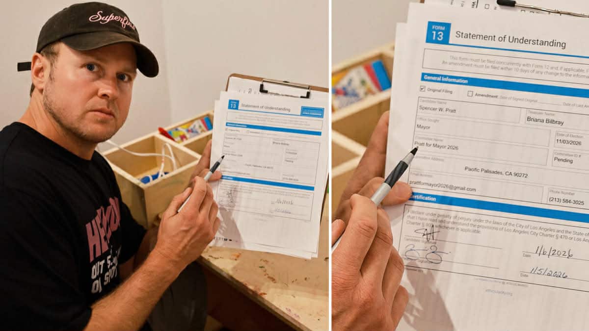 Spencer Pratt Announces Run for Los Angeles Mayor - Taste of Reality