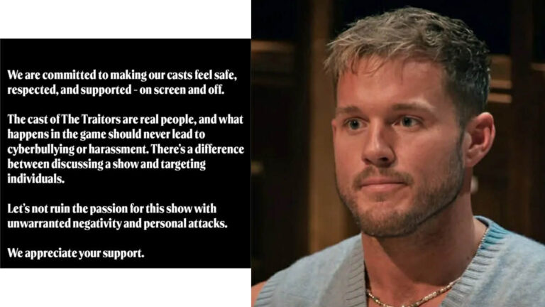 The Traitors US Issues an Anti-Bullying Statement Amid Colton Underwood ...