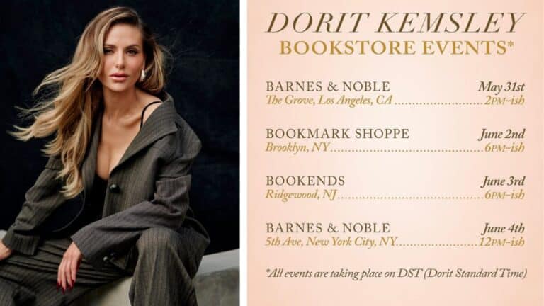 Chronically Late Dorit Kemsley Garnered Mixed Reviews For Book Tour ...