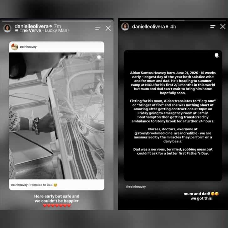 In The City’s Danielle Olivera Welcomes Baby Boy 10 Weeks Early - Taste ...